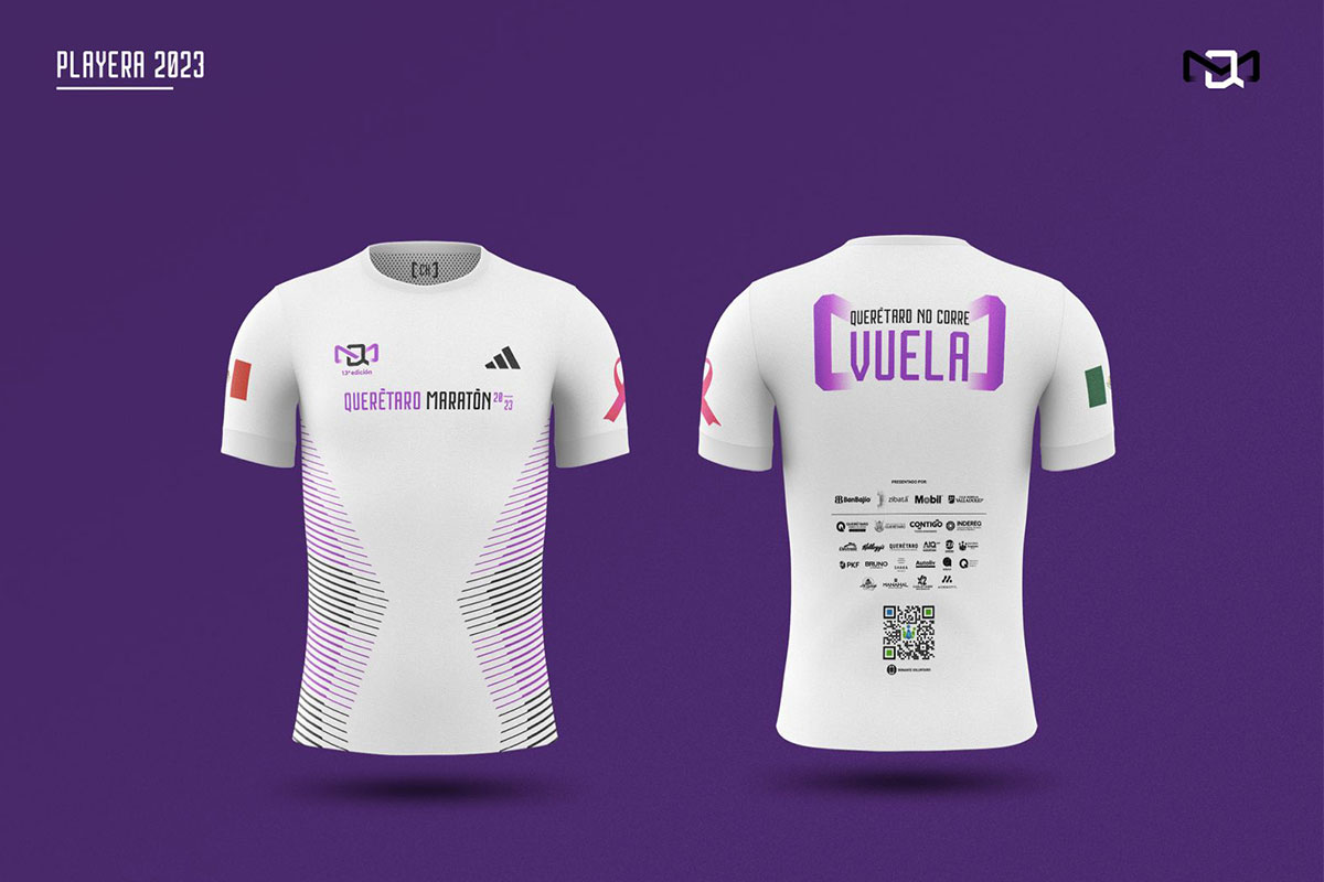 Conoce la playera del Querétaro Maratón 2023