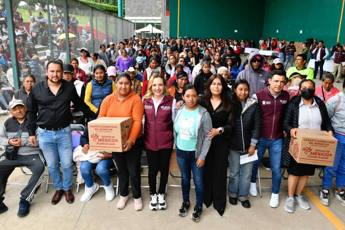 DIF de Edomex entrega 3 mil despensas para fortalecer la nutrición