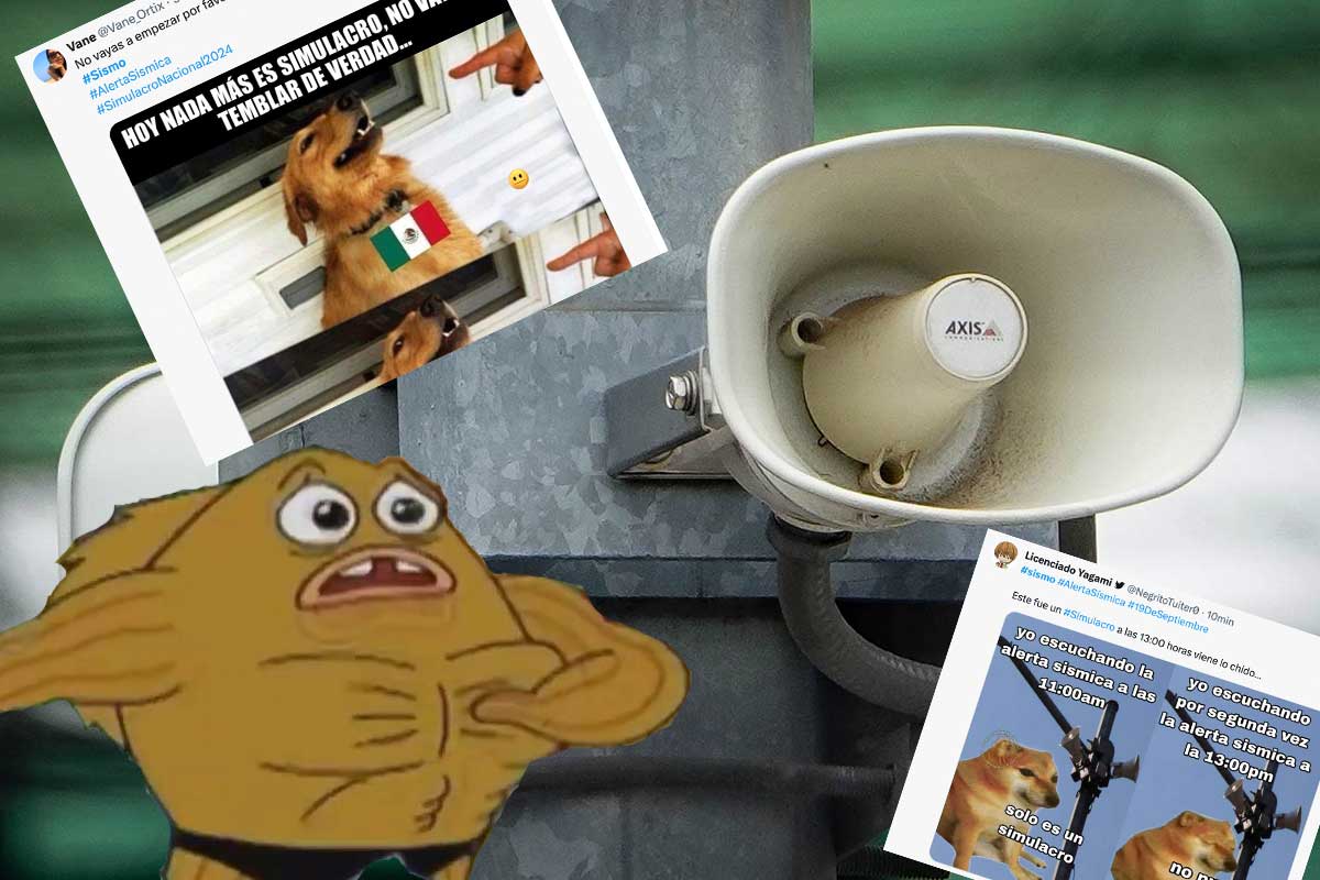 Estos son los mejores memes del Simulacro Nacional