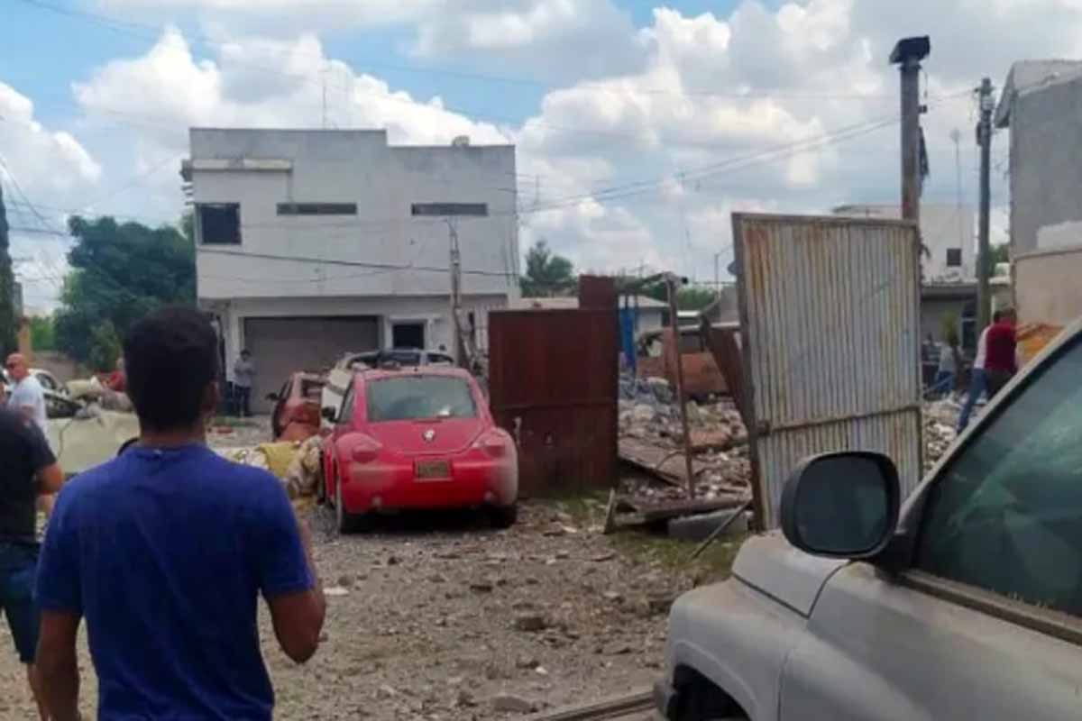 Explosión en Reynosa, Tamaulipas deja severos daños