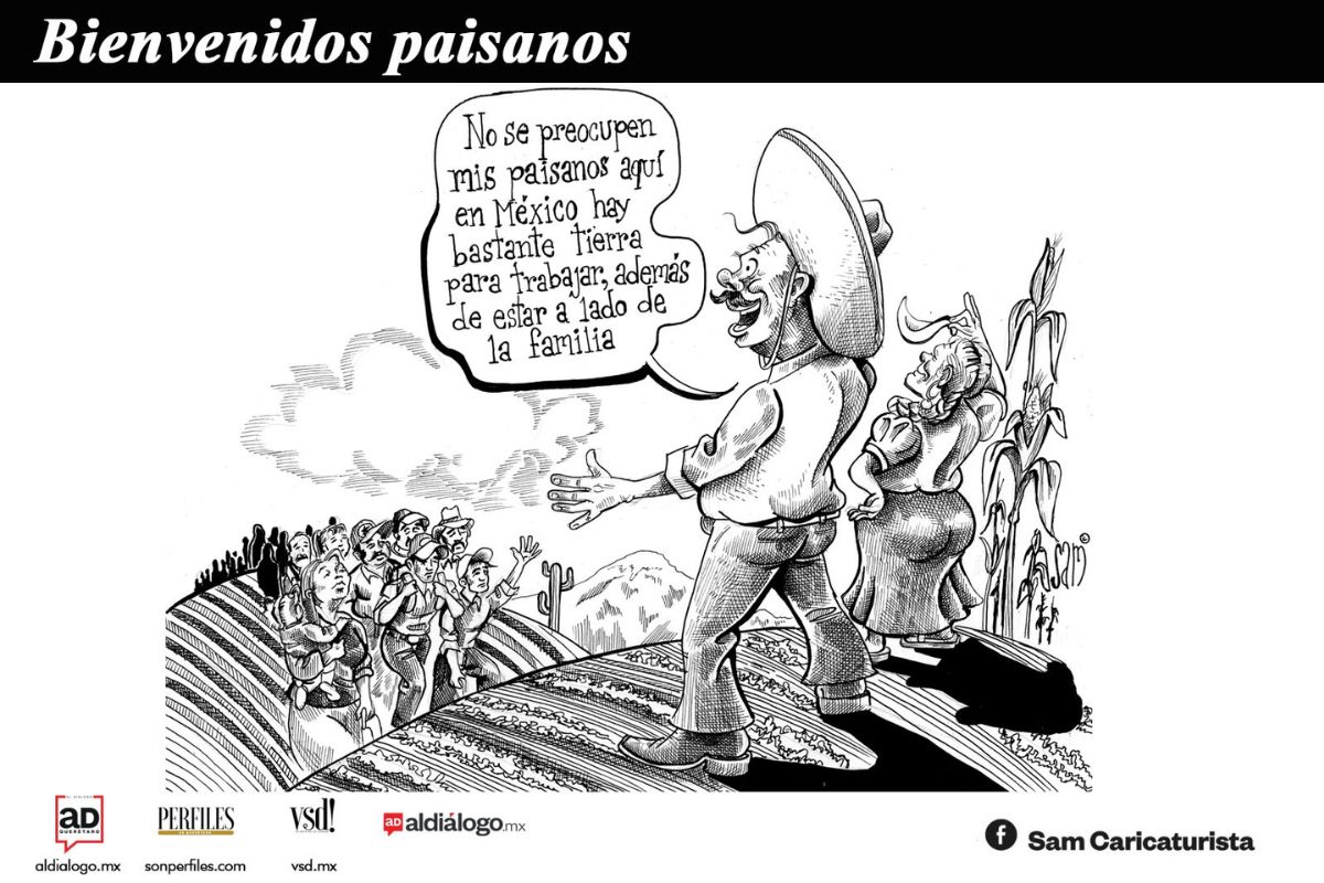 Caricatura: Bienvenidos Paisanos