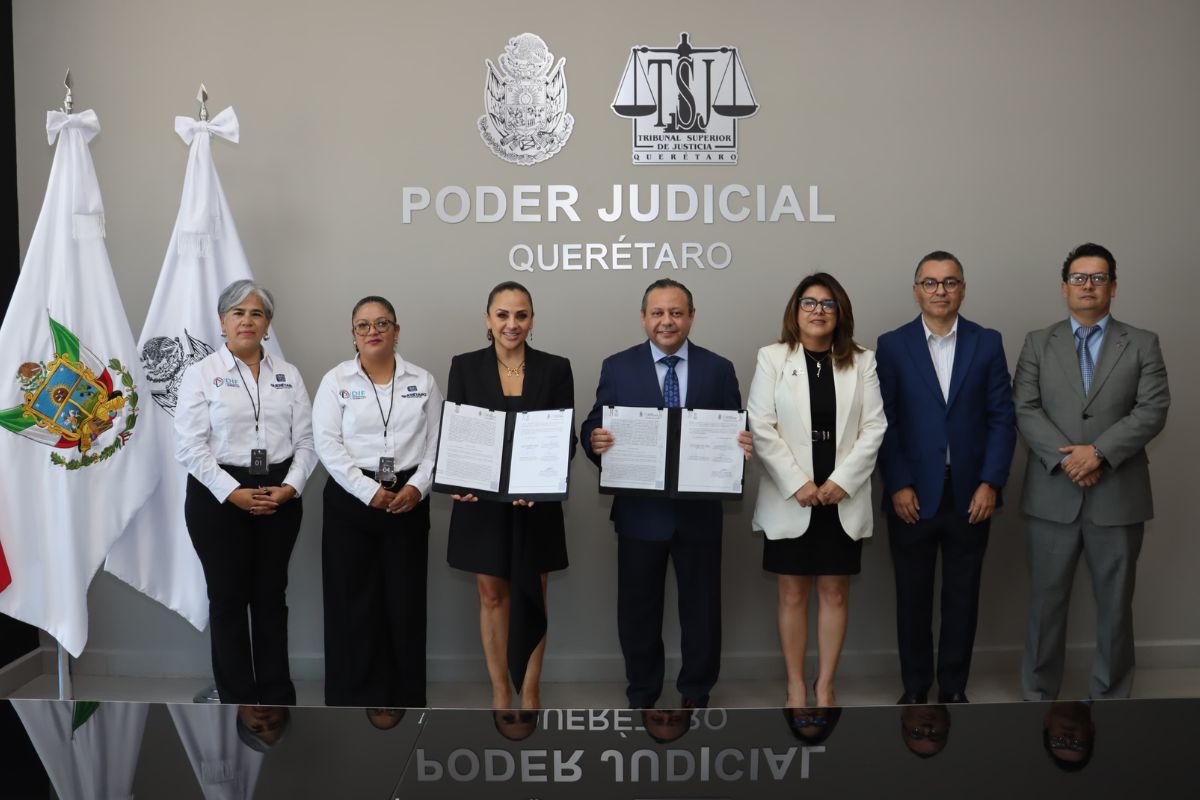 SMDIF Querétaro y Poder Judicial firman convenio para proteger a grupos vulnerables