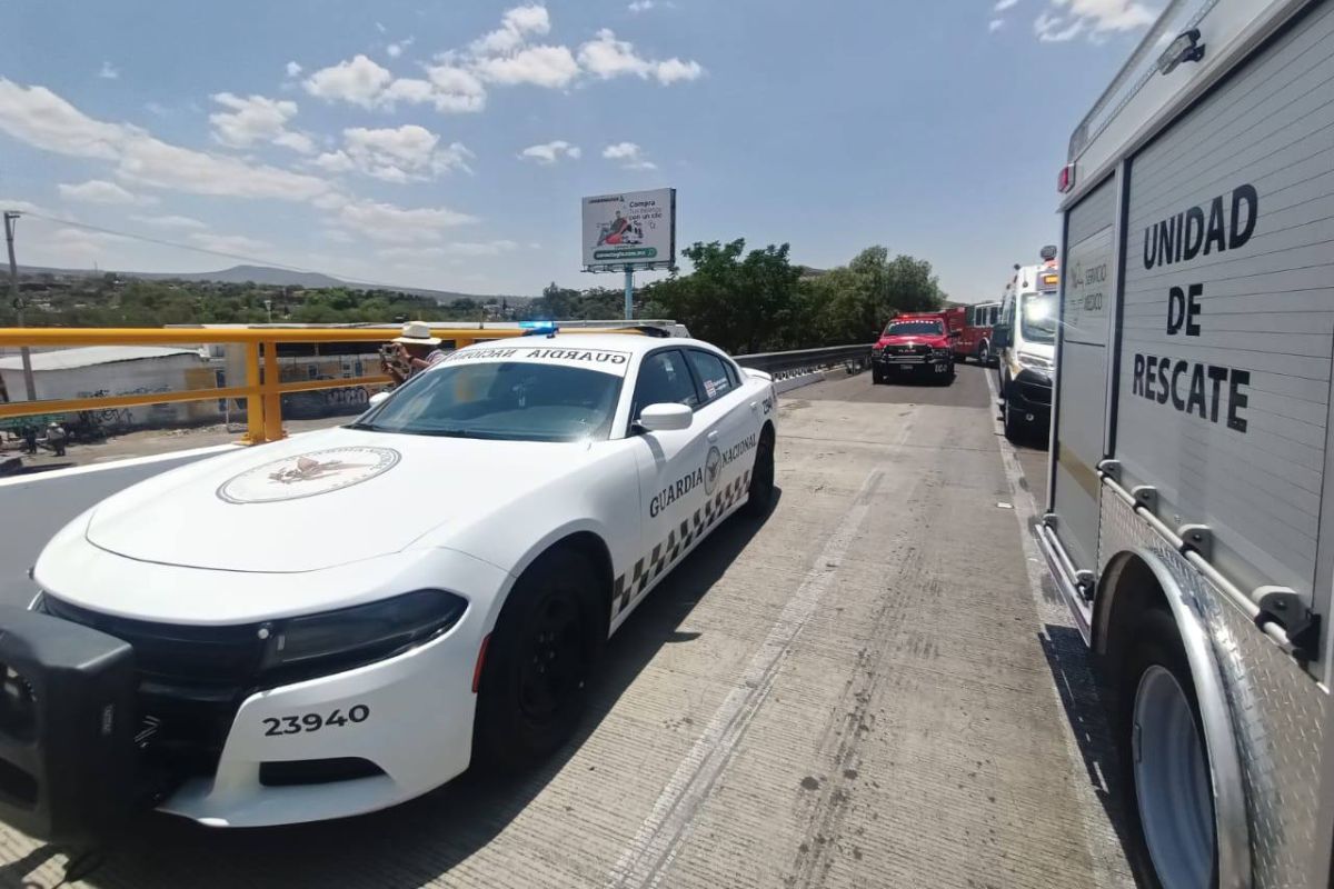 Accidente en autopista México-Querétaro causa cierre de circulación