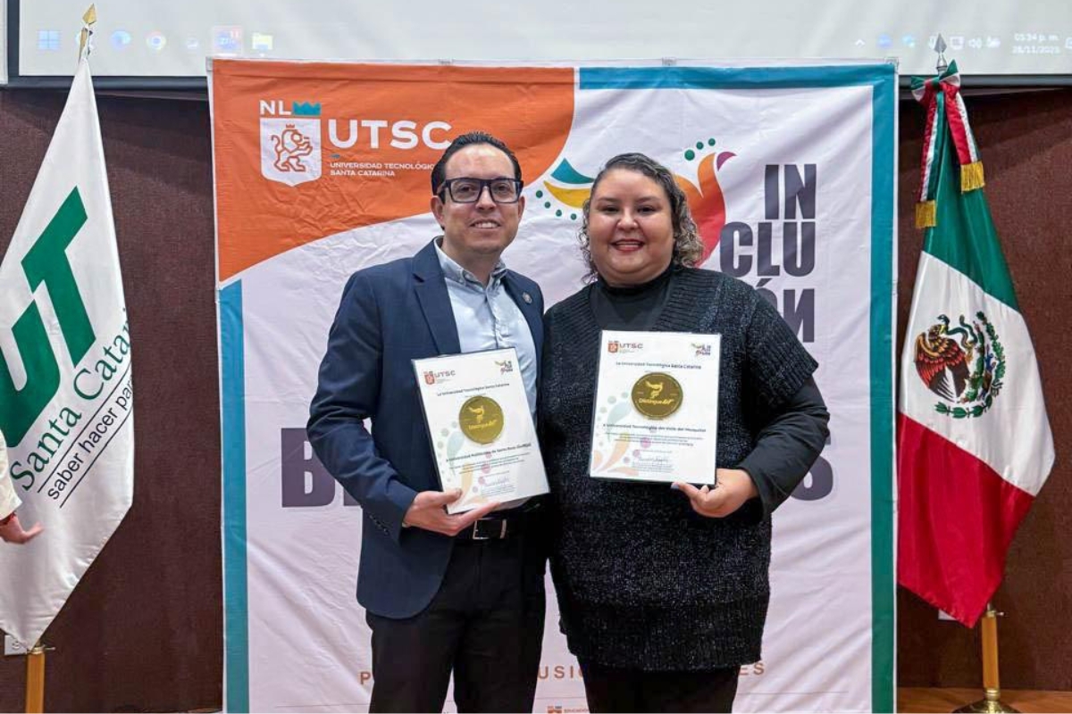 Politécnica de Santa Rosa brilla en inclusión con el Oro del DISTINGUEUT